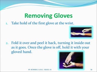 Donning and Removing Sterile Gloves | PPT