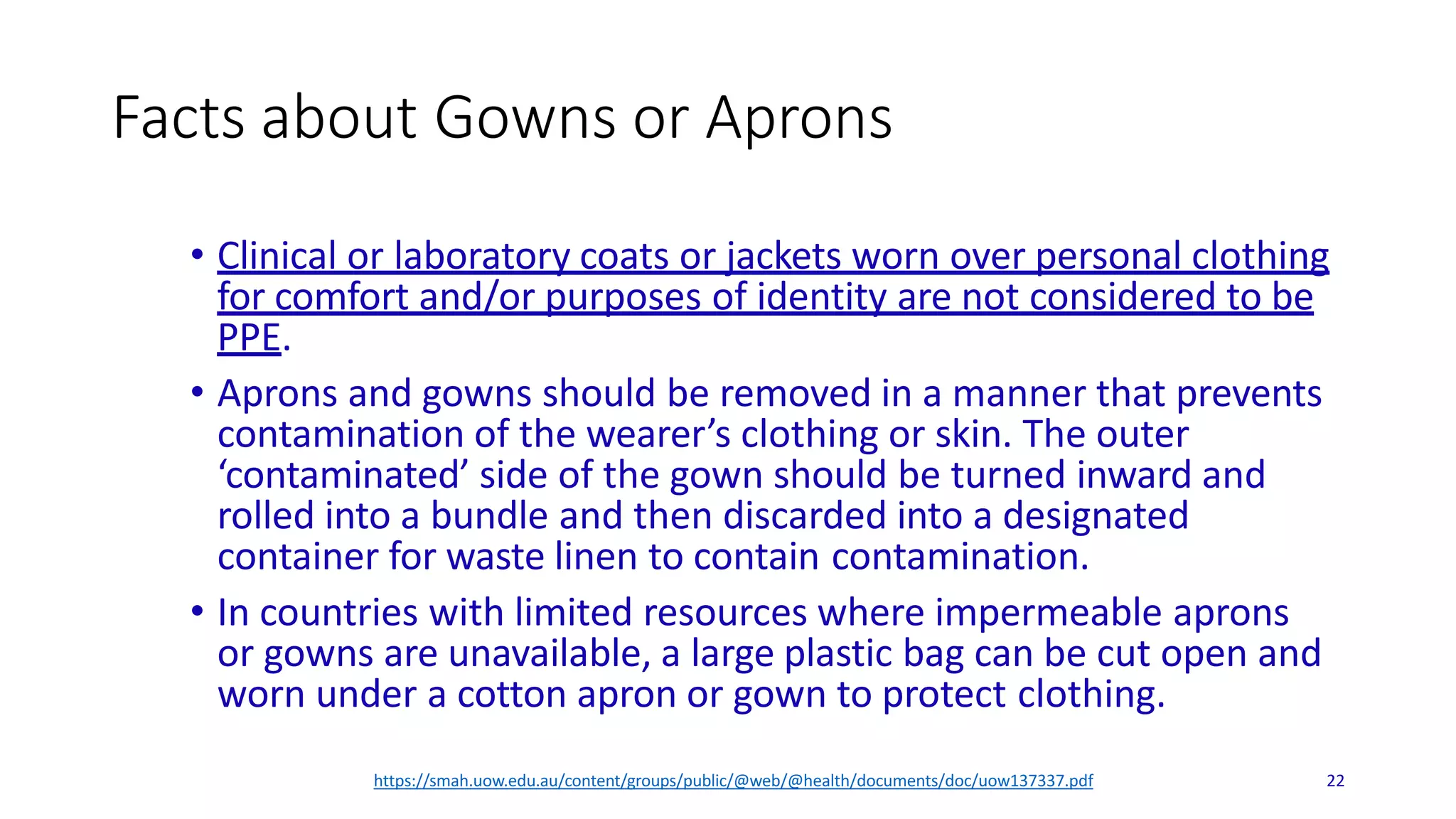 DONNING AND DOFFING | PPTX