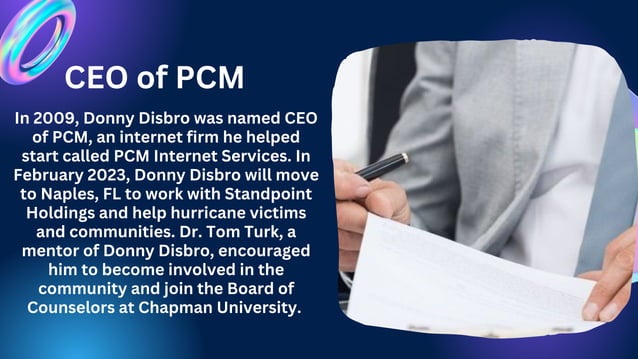 Donny Disbro - A Business Owner | PDF | Celebrity Families | Pop Culture