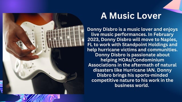 Donny Disbro - A Business Owner | PDF | Celebrity Families | Pop Culture