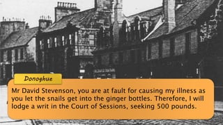 Donoghue v Stevenson | PPTX