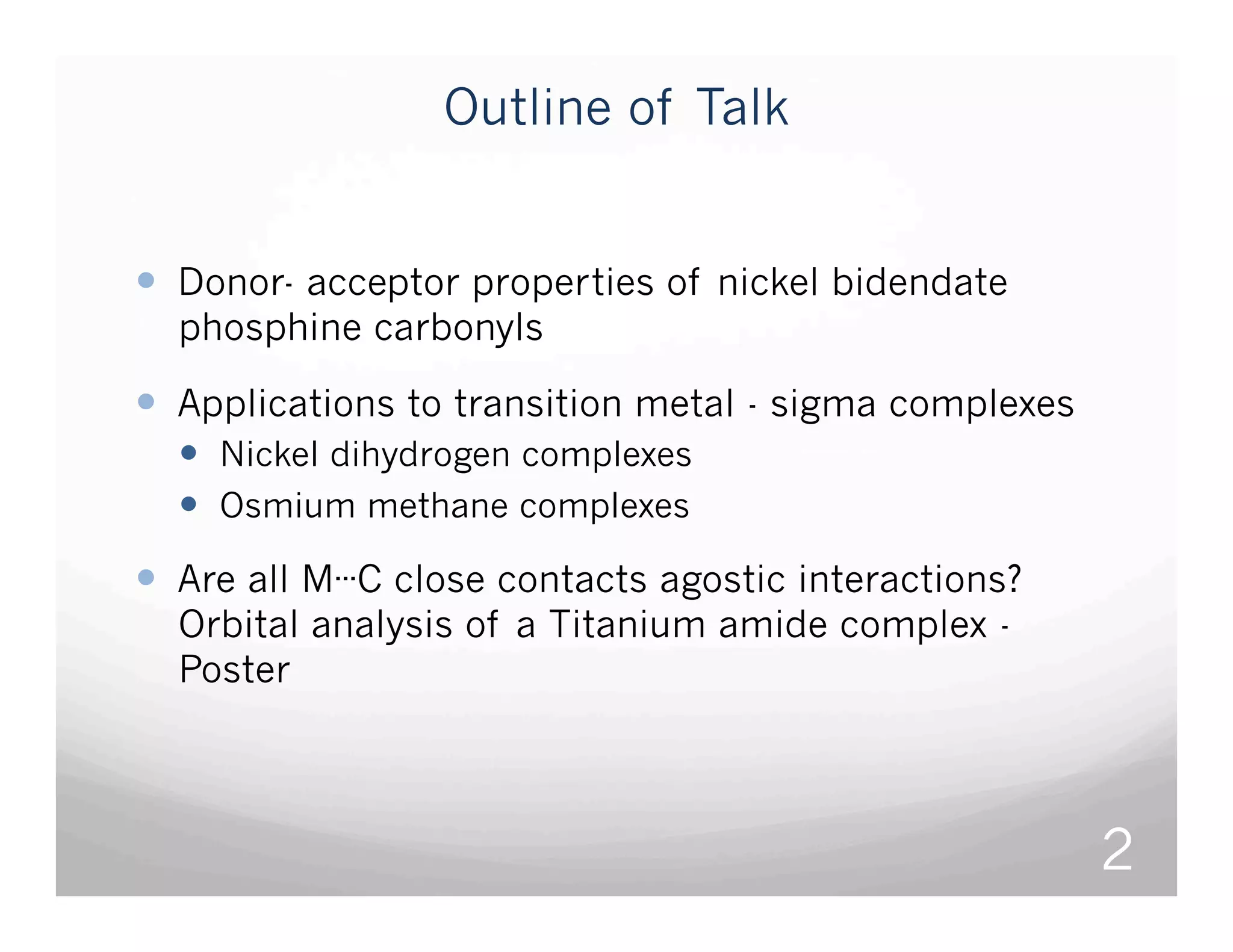 Donor Acceptor Interactions | PDF
