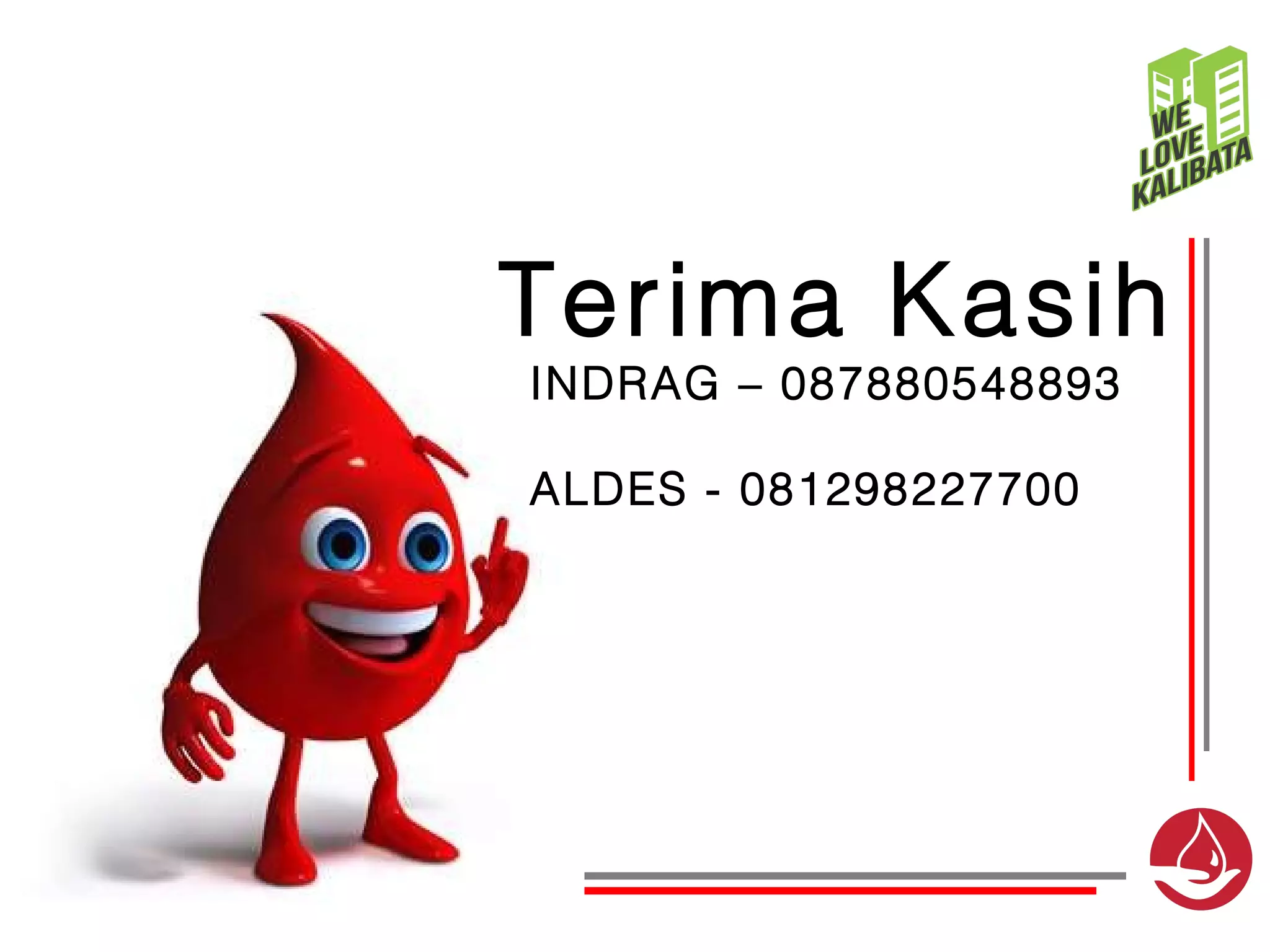 Donor darah k alibata city | PPT