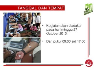 Donor darah k alibata city | PPT