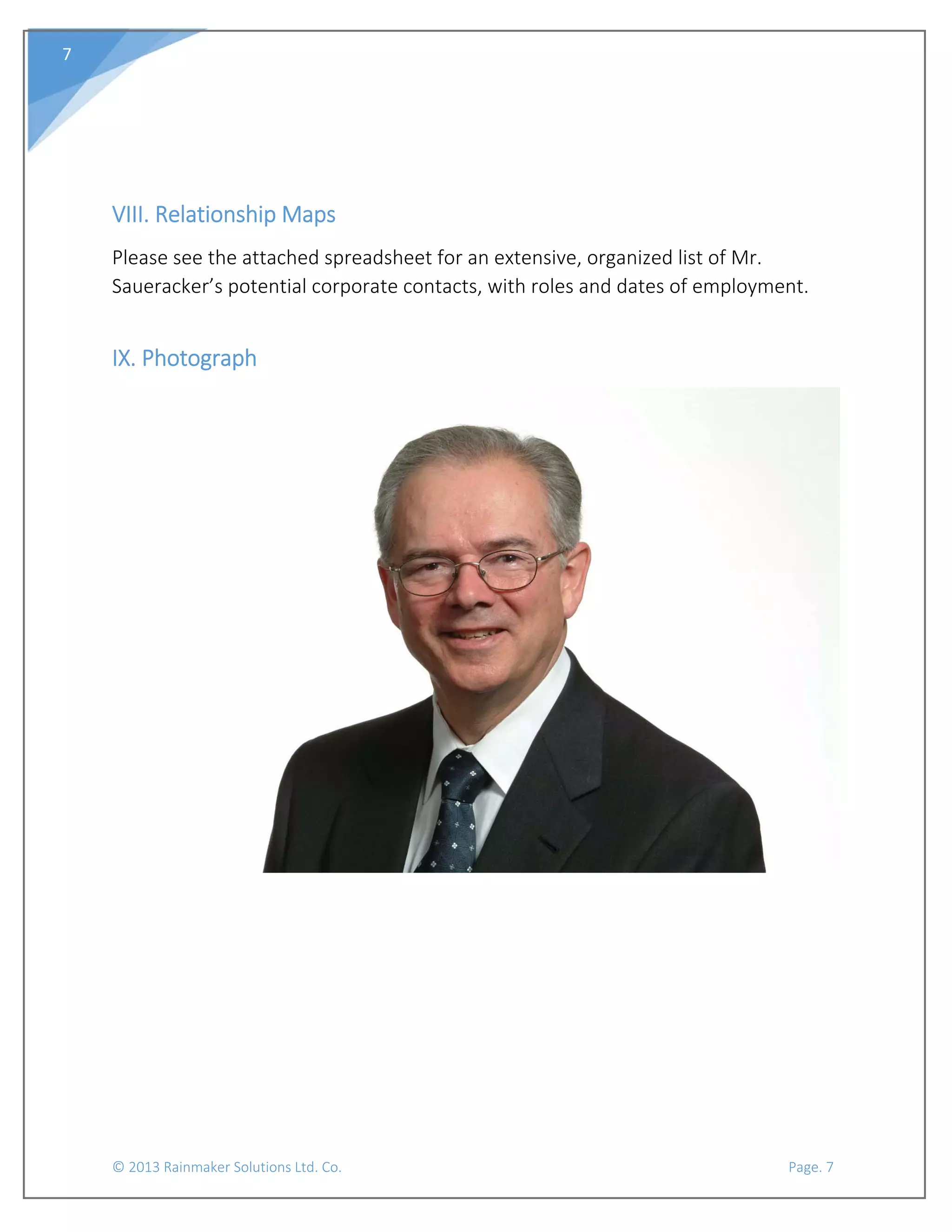 Donor Profile Saueracker | PDF