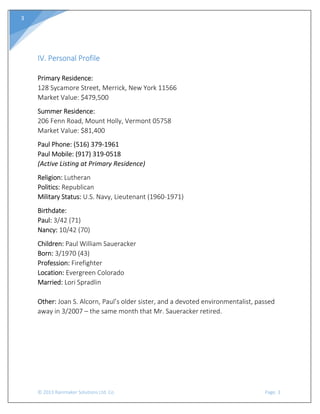 Donor Profile Saueracker | PDF