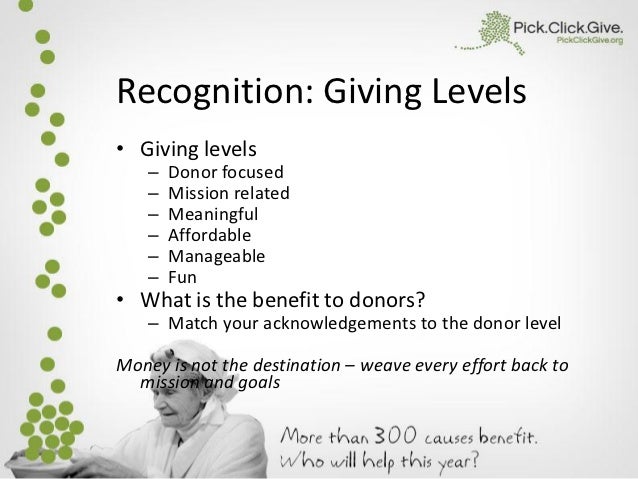 Donor recognition