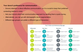 Donor retention | PPTX