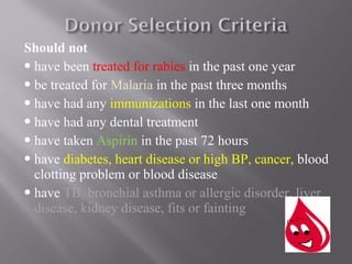 Donor selection | PPT