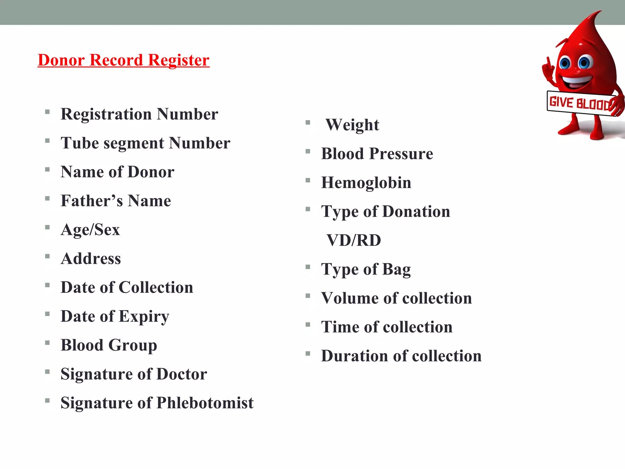 Donor selection ppt | PPT