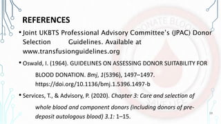 Blood Donor Selection Criteria .pptx