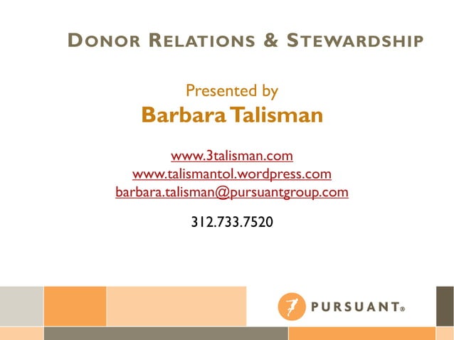 Donor Relations and Stewardship | PDF | Non-Profit Organizations ...