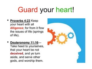 Do "Not" Be Deceived! | PPTX