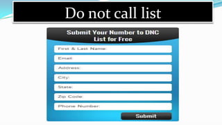 Do not call list | PPTX