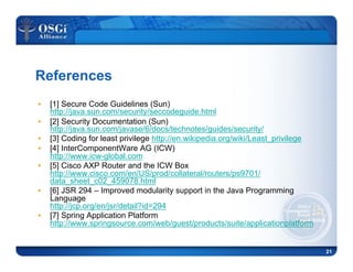 Do not disturb my circles! Secure Application Isolation with OSGi - Mirko Jahn & Markus Gumbel ...
