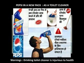 Do not drink coke & pepsi | PPTX