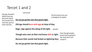 Do not go gentle into that good night | PPTX