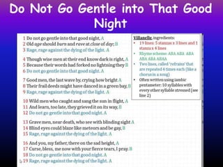 Do not go gentle into that good night nh (1) | PPTX
