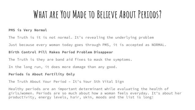 Do not Miss The Signs Your Periods are Giving You About Your Body ...