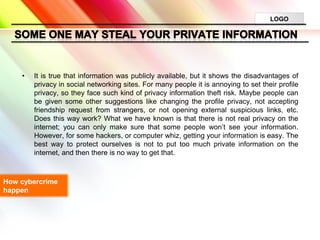 Do not put too much information pdf | PPT