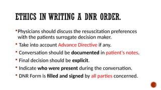 Do Not Resuscitate (DNR): Understanding Its Meaning, Implications, and ...