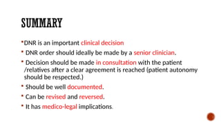 Do Not Resuscitate (DNR): Understanding Its Meaning, Implications, and ...