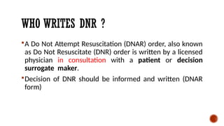 Do Not Resuscitate (DNR): Understanding Its Meaning, Implications, and ...