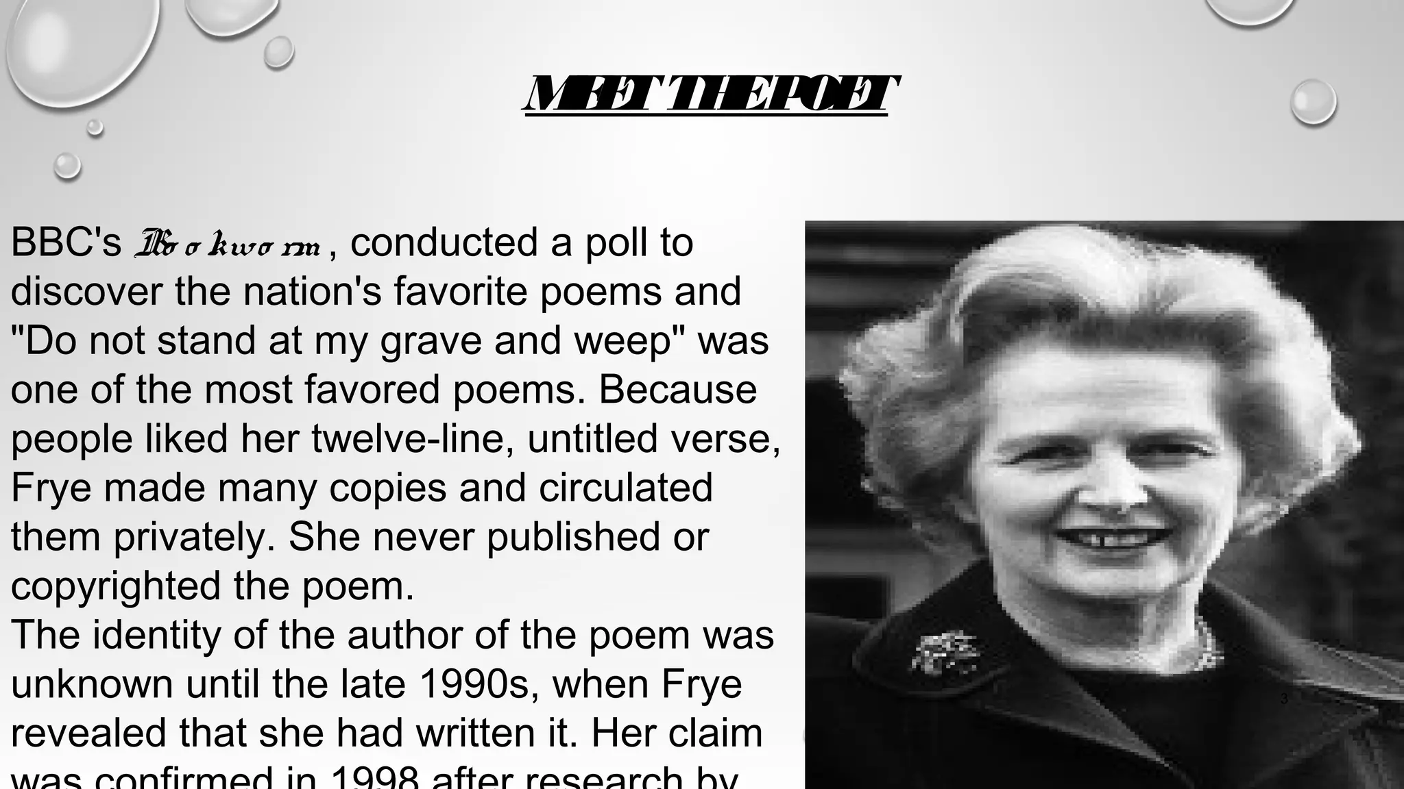 Mary Elizabeth Frye | PPT