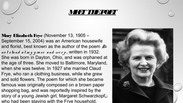 Mary Elizabeth Frye | PPT