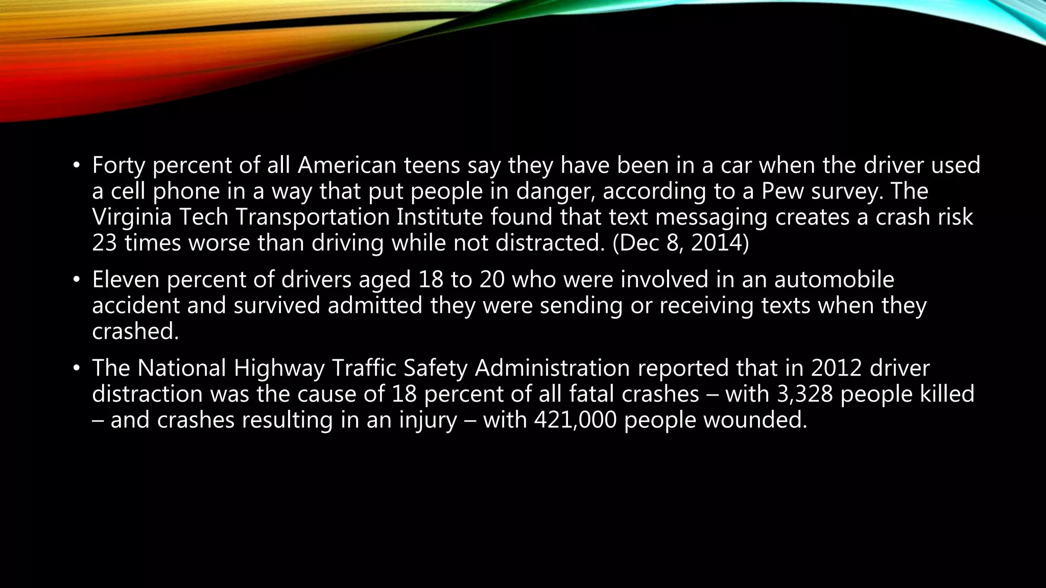 Do not text and drive | PPTX