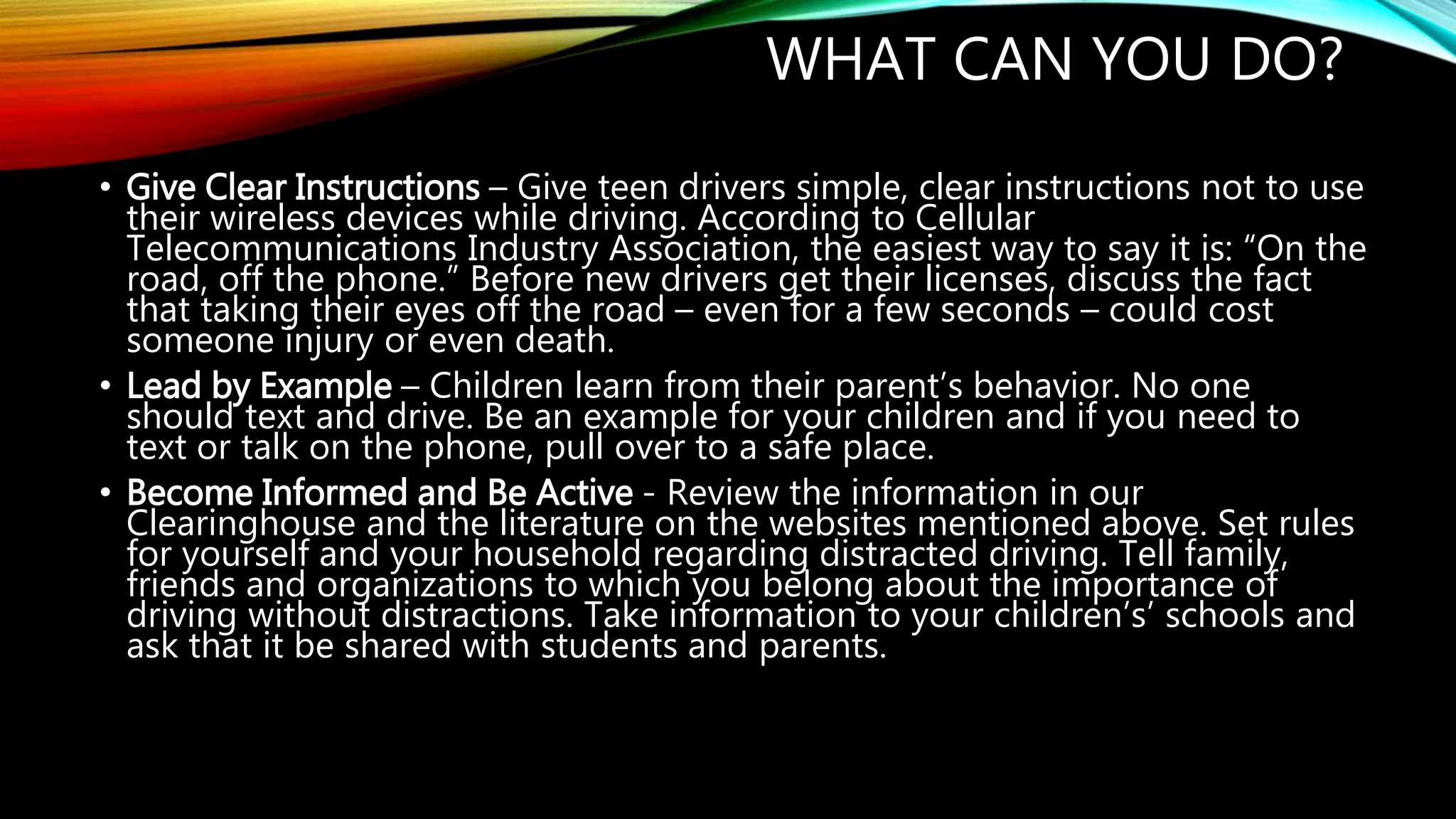 Do not text and drive | PPTX