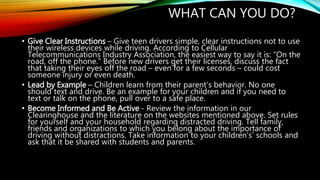 Do not text and drive | PPTX