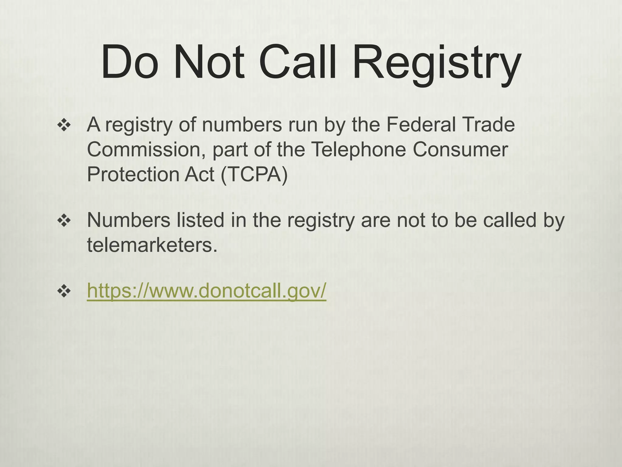 Do not track presentation | PPT