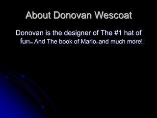 Donovan wescoat | PPT