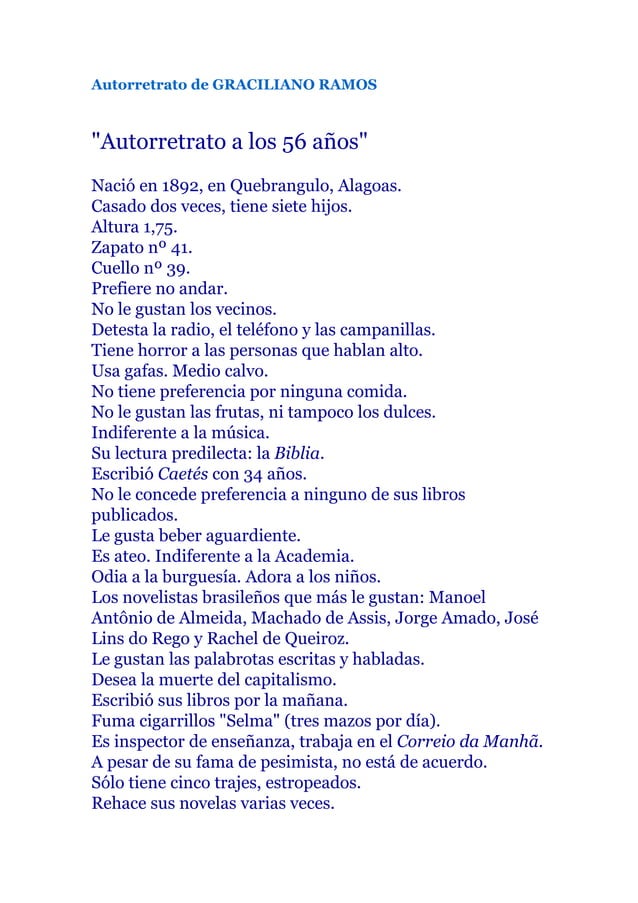 Don pablo neruda, autorretrato | DOC