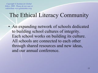 Introduction To Ethical Literacy | PPT