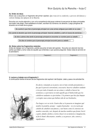 Don quijote | PDF | Educational Assessment | Education