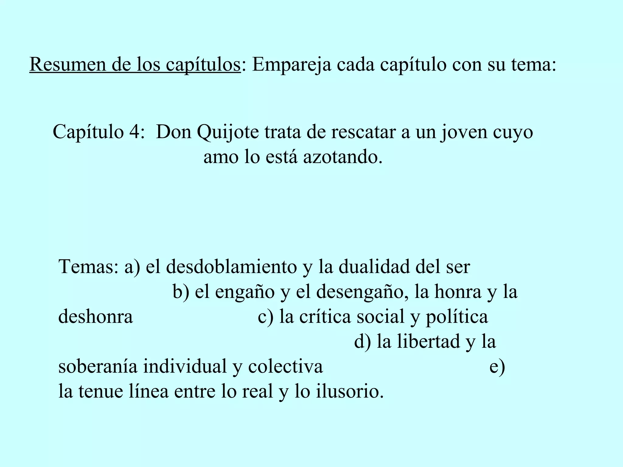 Don Quijote AP Spanish Lit | PPT