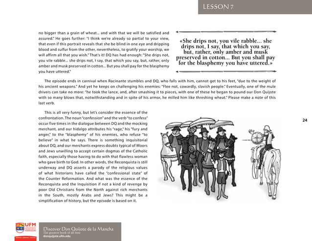 Discover Don Quijote de la Mancha, chapters 1 to 14 - donquijote.ufm ...