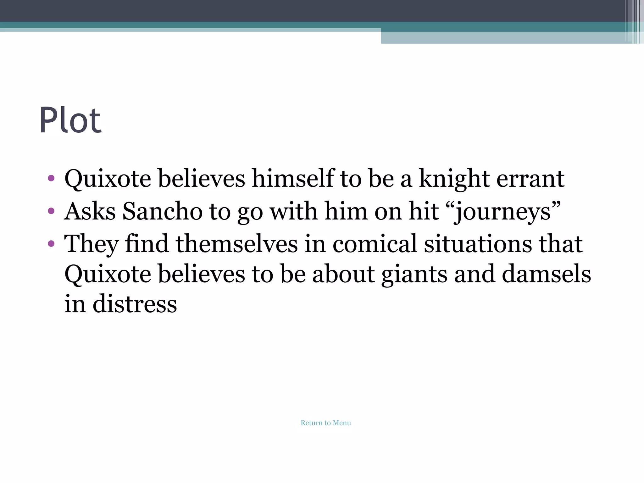 Don Quixote Doc | PPT