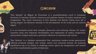 Don Quixote A Landmark in European Literature.pptx