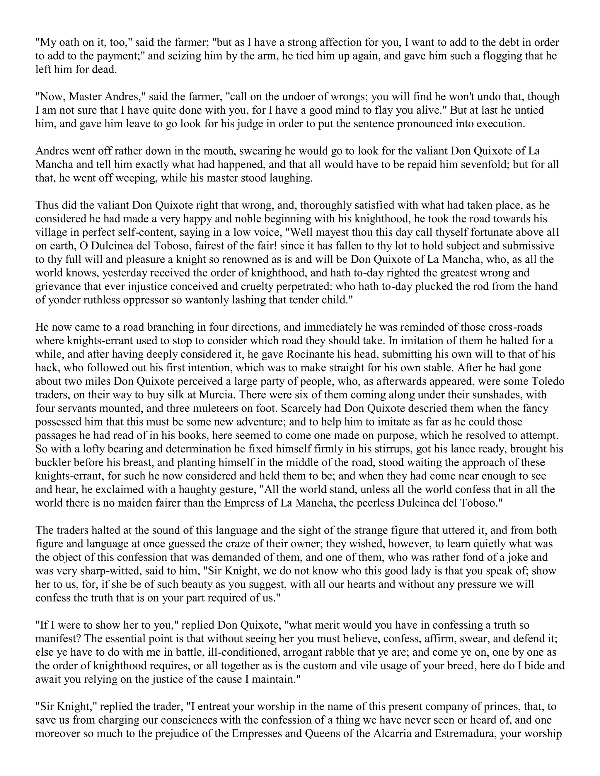 Don quixote chapters i iv | PDF