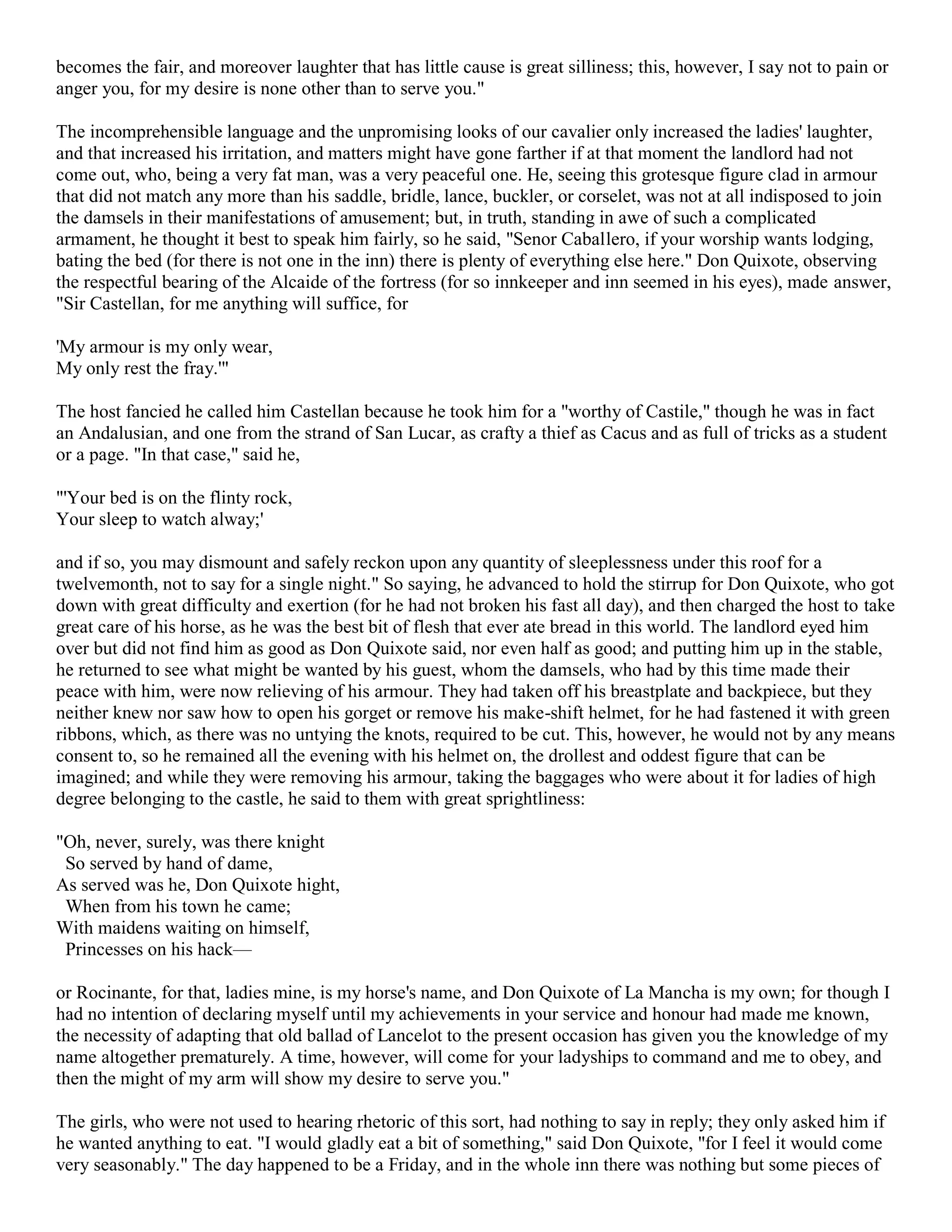 Don quixote chapters i iv | PDF