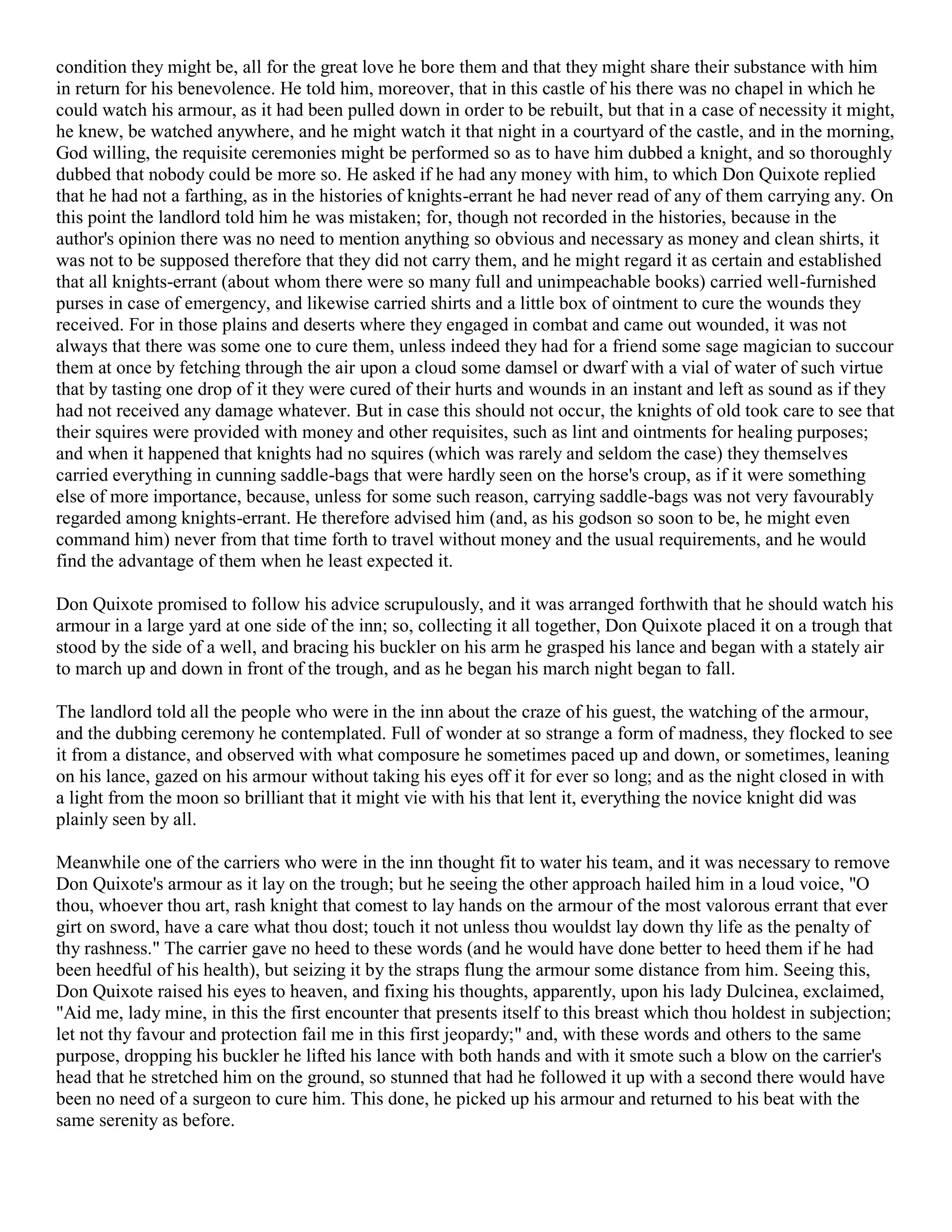 Don quixote chapters i iv | PDF