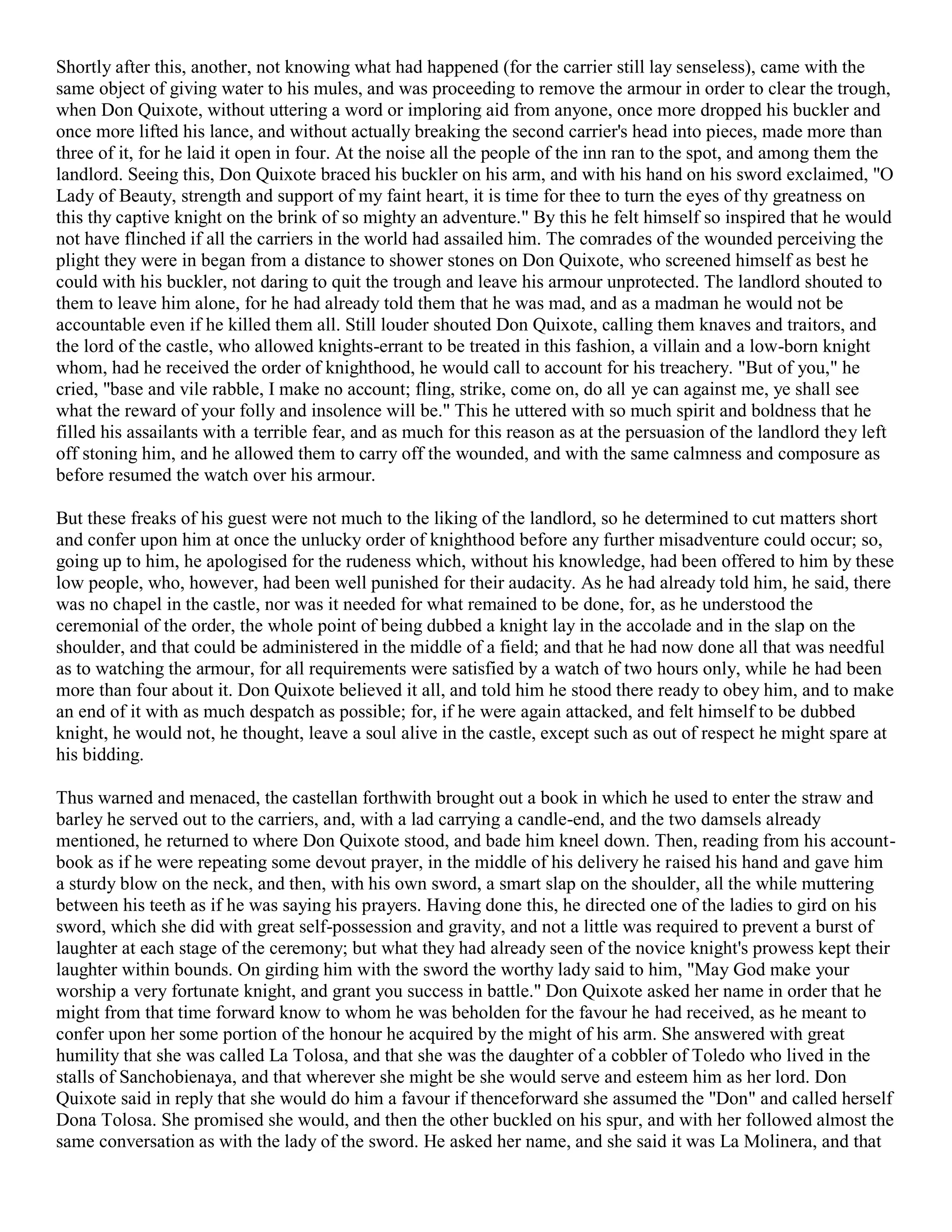 Don quixote chapters i iv | PDF