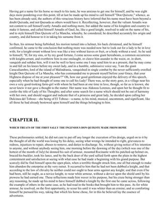 Don quixote chapters i iv | PDF