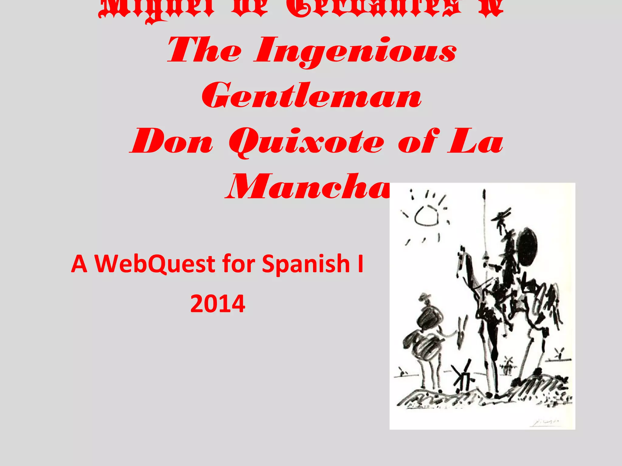 Don quixote de la mancha | PPT