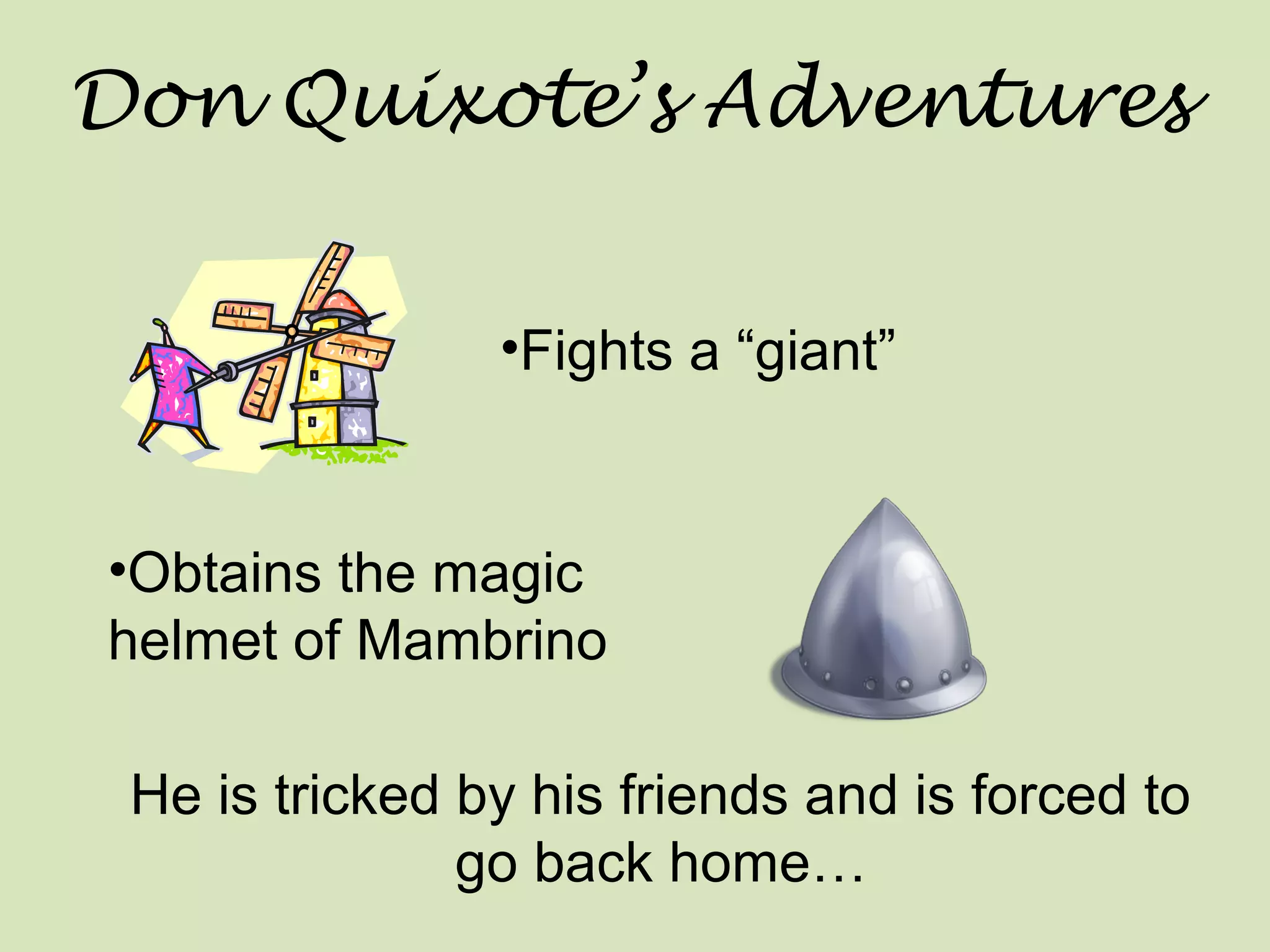 Don Quixote Presentation | PPT