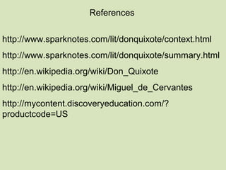 Don Quixote Presentation | PPT