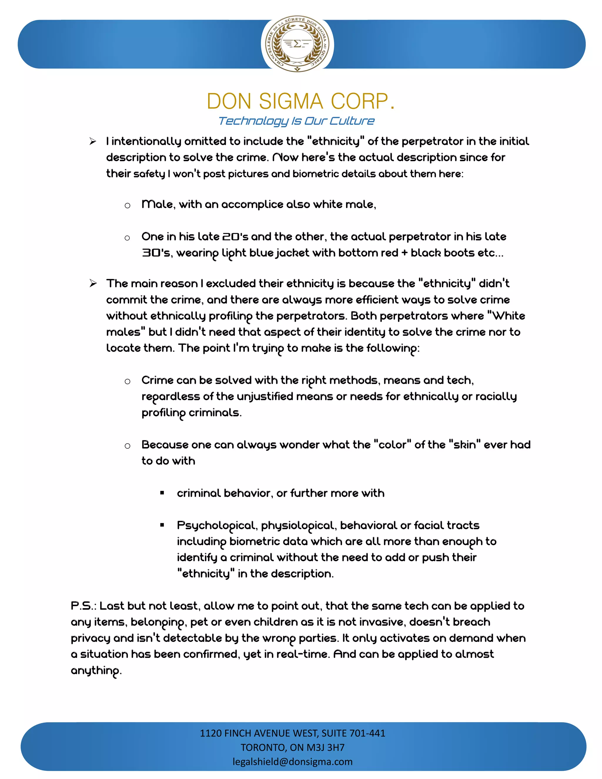 Sigma Tag Tech aka Real-Time Crime Resolution Technology in Action ...